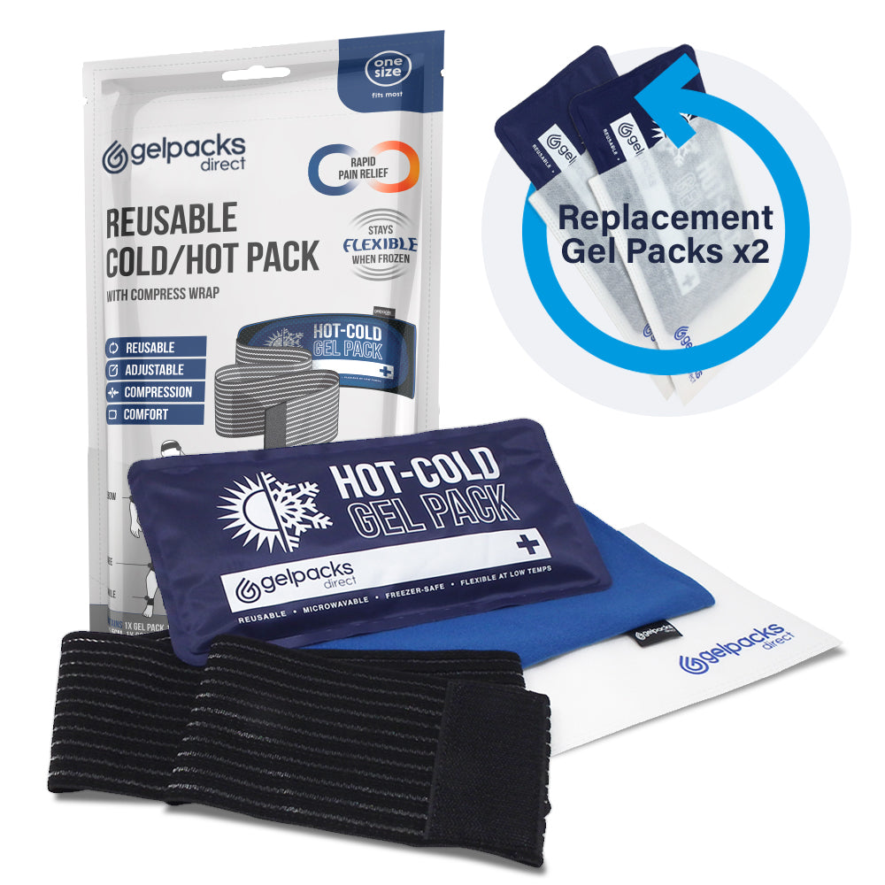 Gelpacks Direct | Gel Ice Packs for Injuries | Hot Cold Compress Wraps